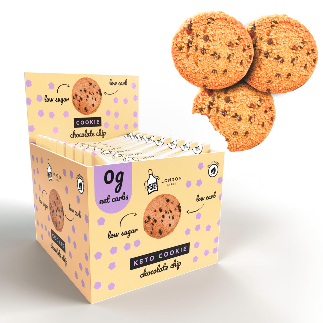 Low Sugar Chocolate Chip Cookie (Case of 12) – London Apron